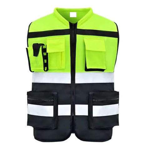 High-Visibility Reflective Safety Vest with Multiple Pockets – Safety ...